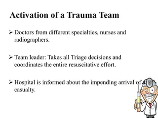 Trauma mangement | PPTX