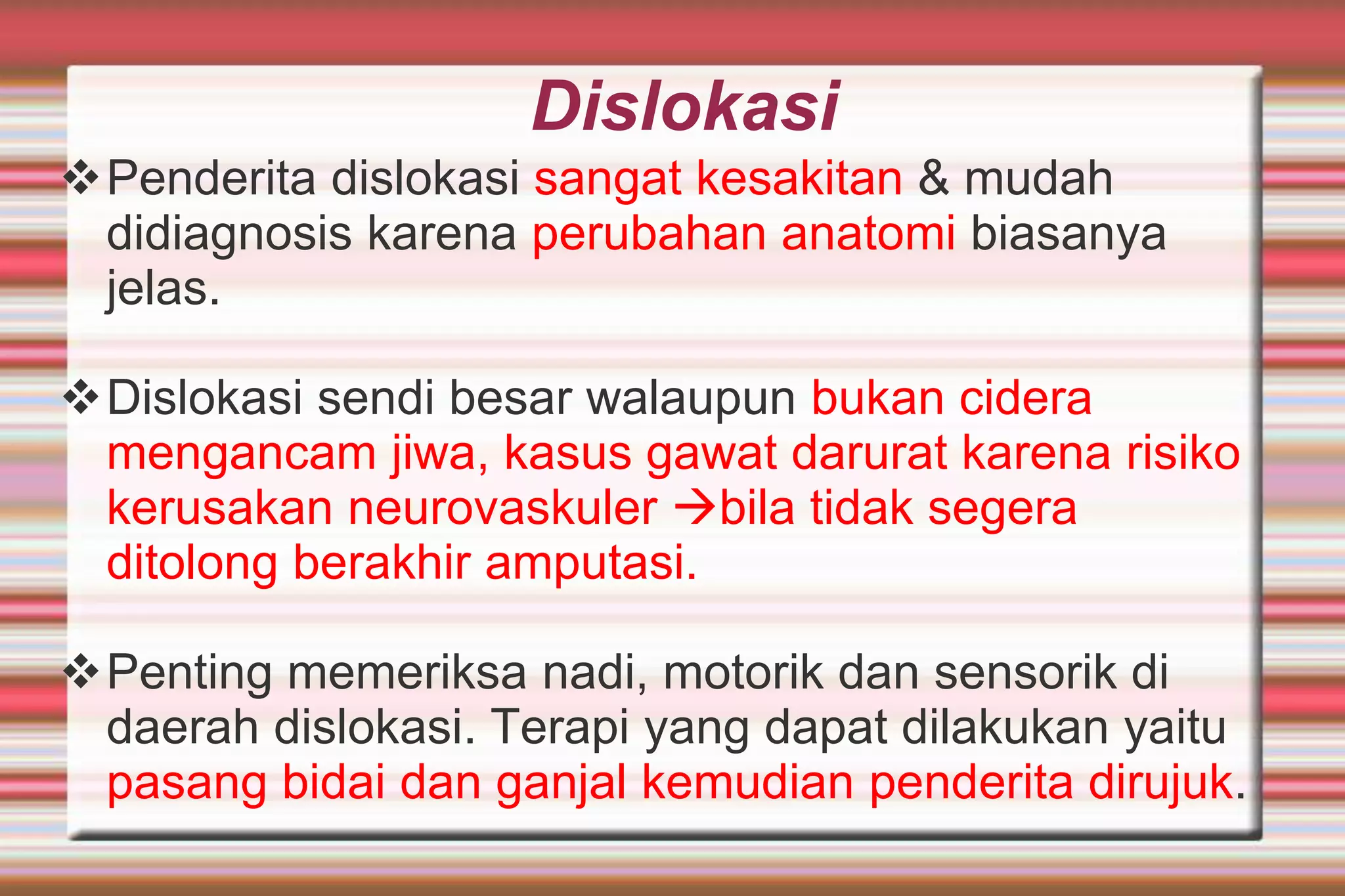 Trauma muskuloskeletal | PPT
