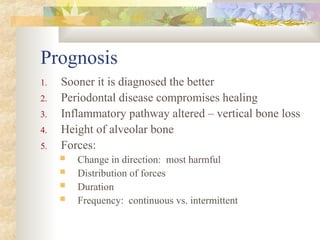 Trauma form Occlusion and pathological migration.ppt