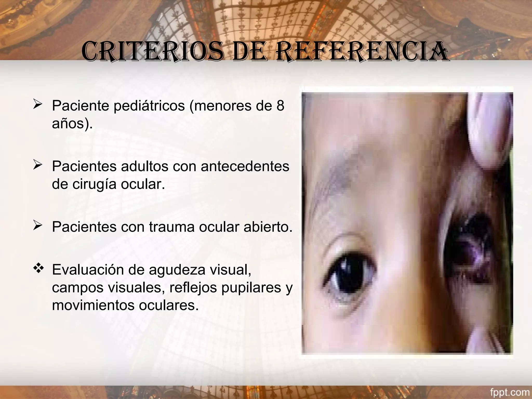 Trauma ocular | PPT