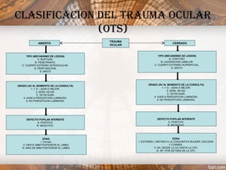 Trauma ocular | PPT