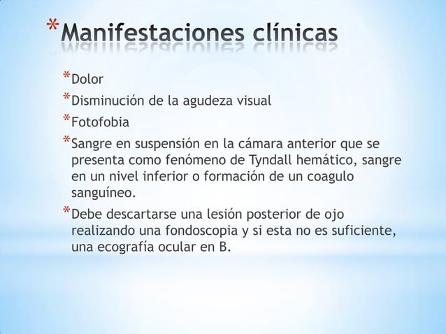 Trauma ocular cerrado | PPT