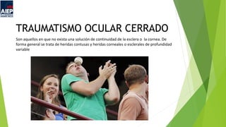 Trauma ocular grave (1) | PDF