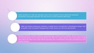 TRAUMA OKLUSAL BERKAITAN DENGAN PERIODONTITIS (1) (1).pptx