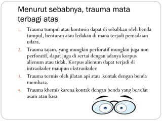 Trauma orbita | PPTX