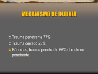 Trauma Duodeno-pancreático | PPTX