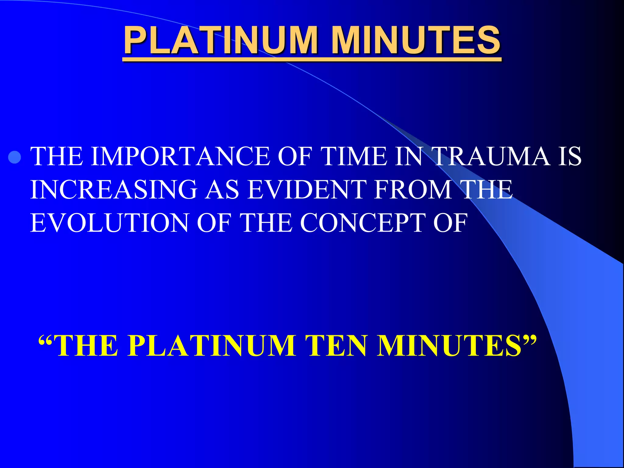 INITIAL ASSESSMENT OF TRAUMA PATIENTS....(INSPIRED FROM CTLS AND ATLS ...