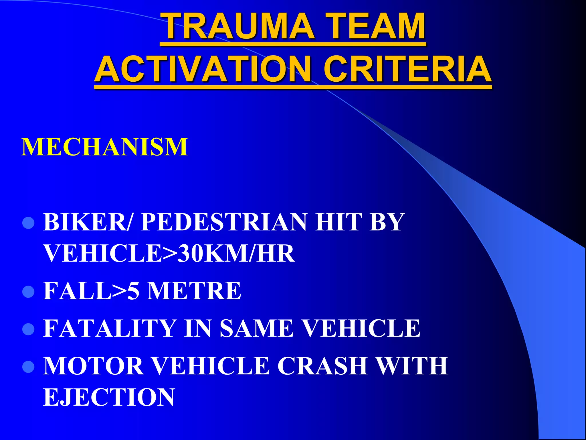 INITIAL ASSESSMENT OF TRAUMA PATIENTS....(INSPIRED FROM CTLS AND ATLS ...