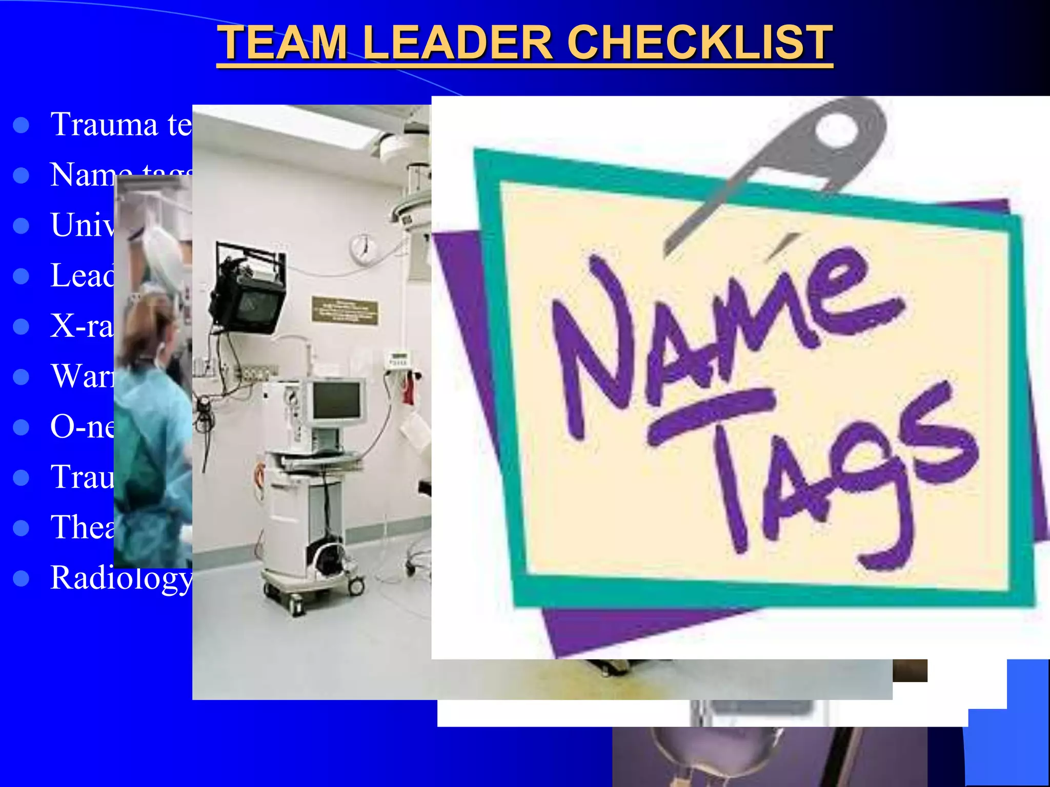 INITIAL ASSESSMENT OF TRAUMA PATIENTS....(INSPIRED FROM CTLS AND ATLS ...