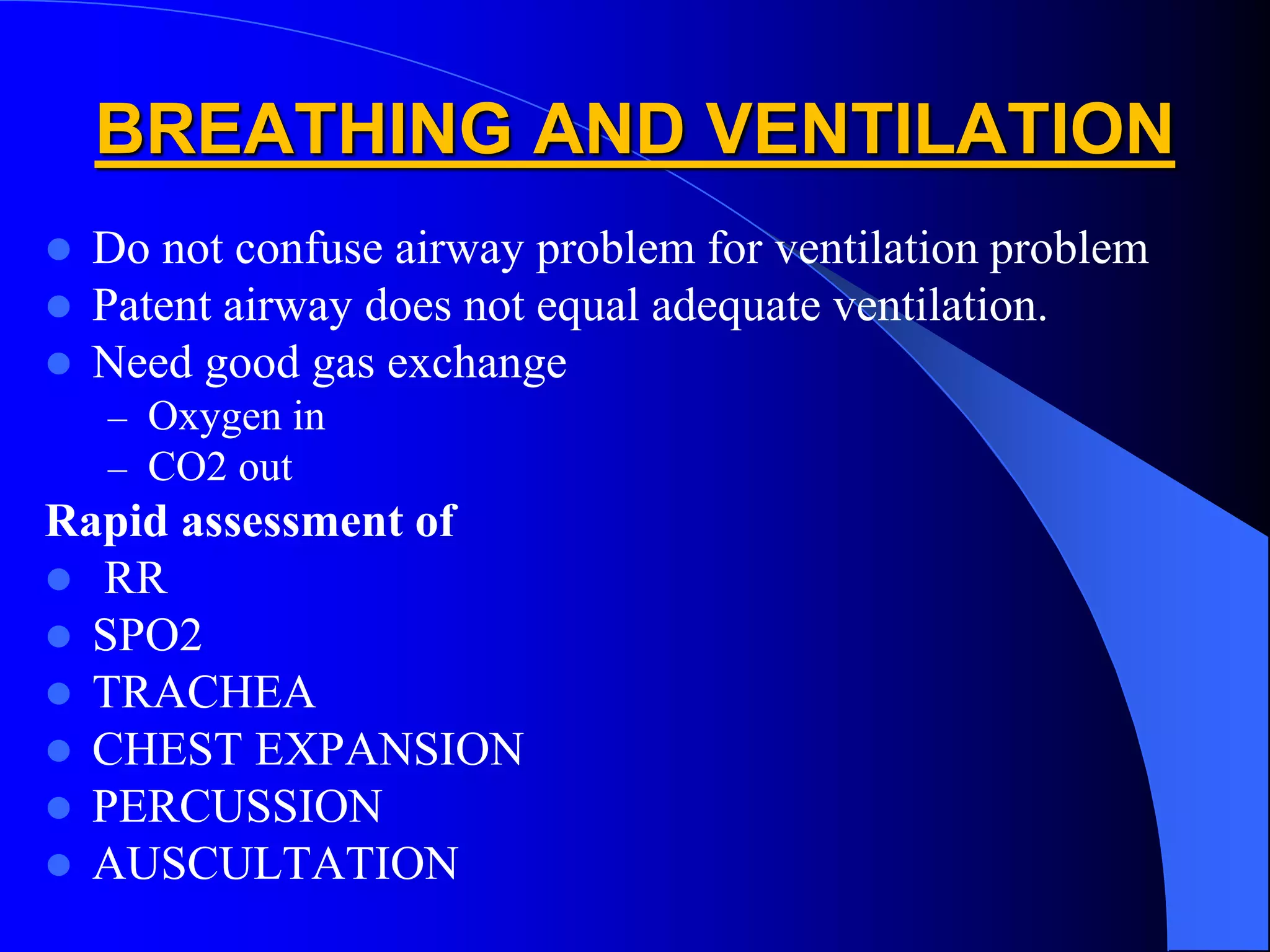 INITIAL ASSESSMENT OF TRAUMA PATIENTS....(INSPIRED FROM CTLS AND ATLS ...