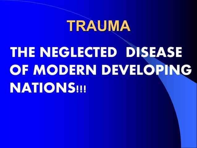 INITIAL ASSESSMENT OF TRAUMA PATIENTS....(INSPIRED FROM CTLS AND ATLS ...