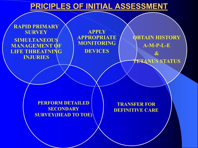 INITIAL ASSESSMENT OF TRAUMA PATIENTS....(INSPIRED FROM CTLS AND ATLS ...