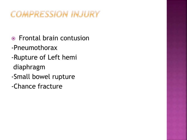 Trauma,mechanism,classification, pathophysiology, sign and symptoms ...