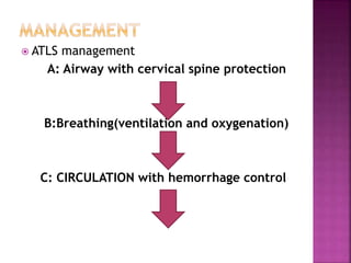 Trauma,mechanism,classification, pathophysiology, sign and symptoms ...