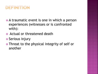 Trauma,mechanism,classification, pathophysiology, sign and symptoms ...