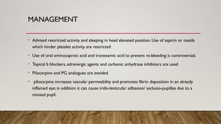 post traumatic glaucoma ( secondary glaucoma) | PPTX