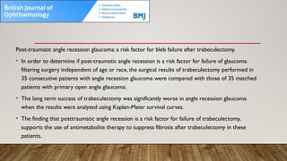 post traumatic glaucoma ( secondary glaucoma) | PPTX