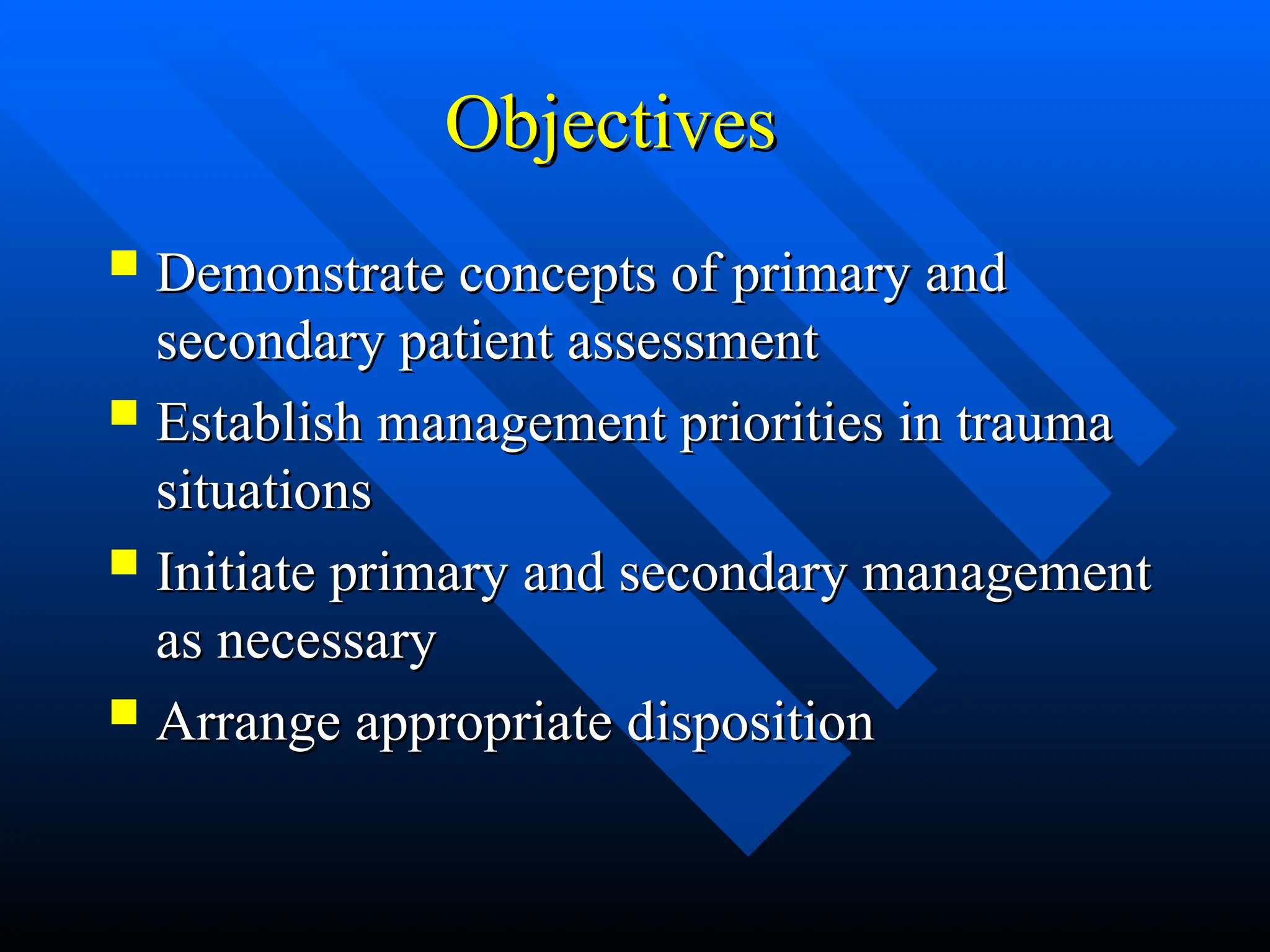 Trauma primary and secondary survay abdo and thoracic injuries lecture ...