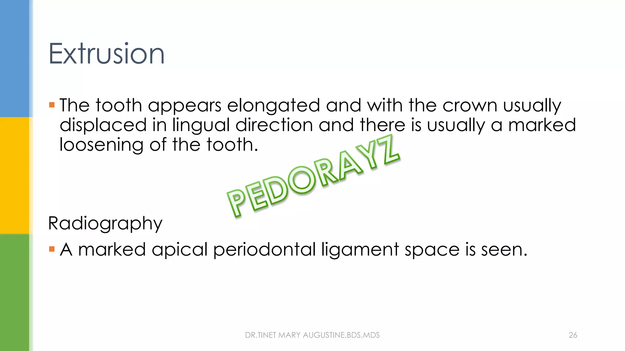 Traumatic injury to the primary dentition | PDF