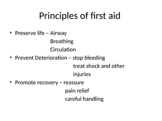 Trauma – the principles of first aid.pptx