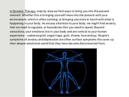 Trauma, PTSD, and Anxiety Treatment Through Somatic Therapy | PPT