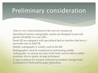 Slide teaching for radiography students : Trauma radiography.pptx