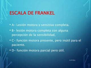 Trauma raquimedular [autoguardado] | PPTX