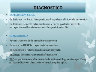 Trauma rectal | PPTX