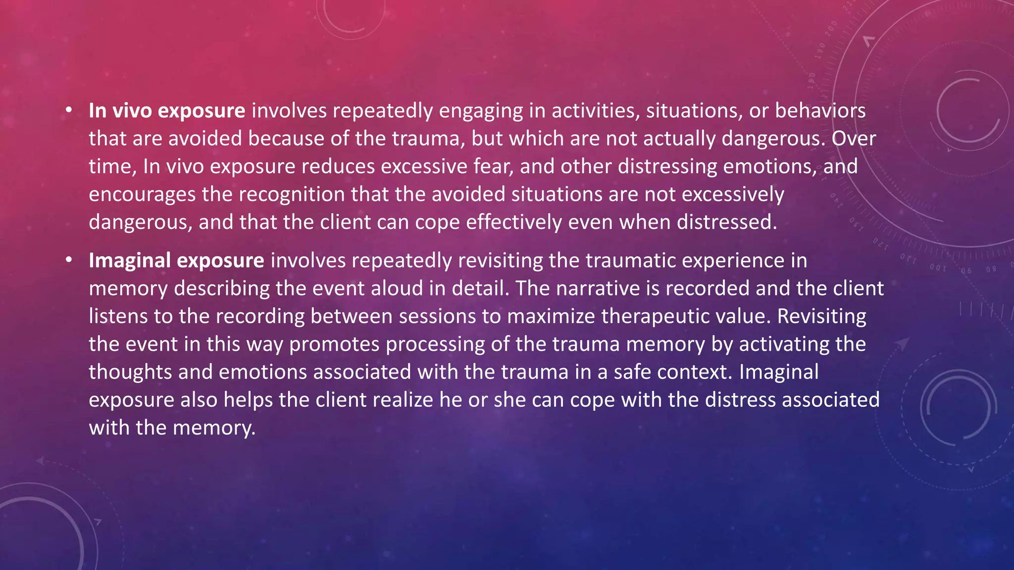 Trauma and stress related disorders | PPTX