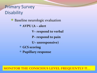 Trauma resuscitation and basic life support | PPT