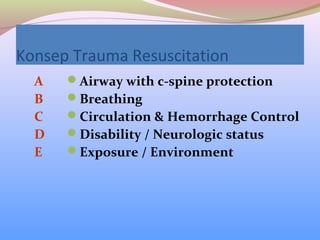 Trauma resuscitation and basic life support | PPT
