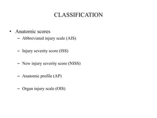 TRAUMA SCORING SYSTEM.pptx | Death, Injury, or Military Conflict ...