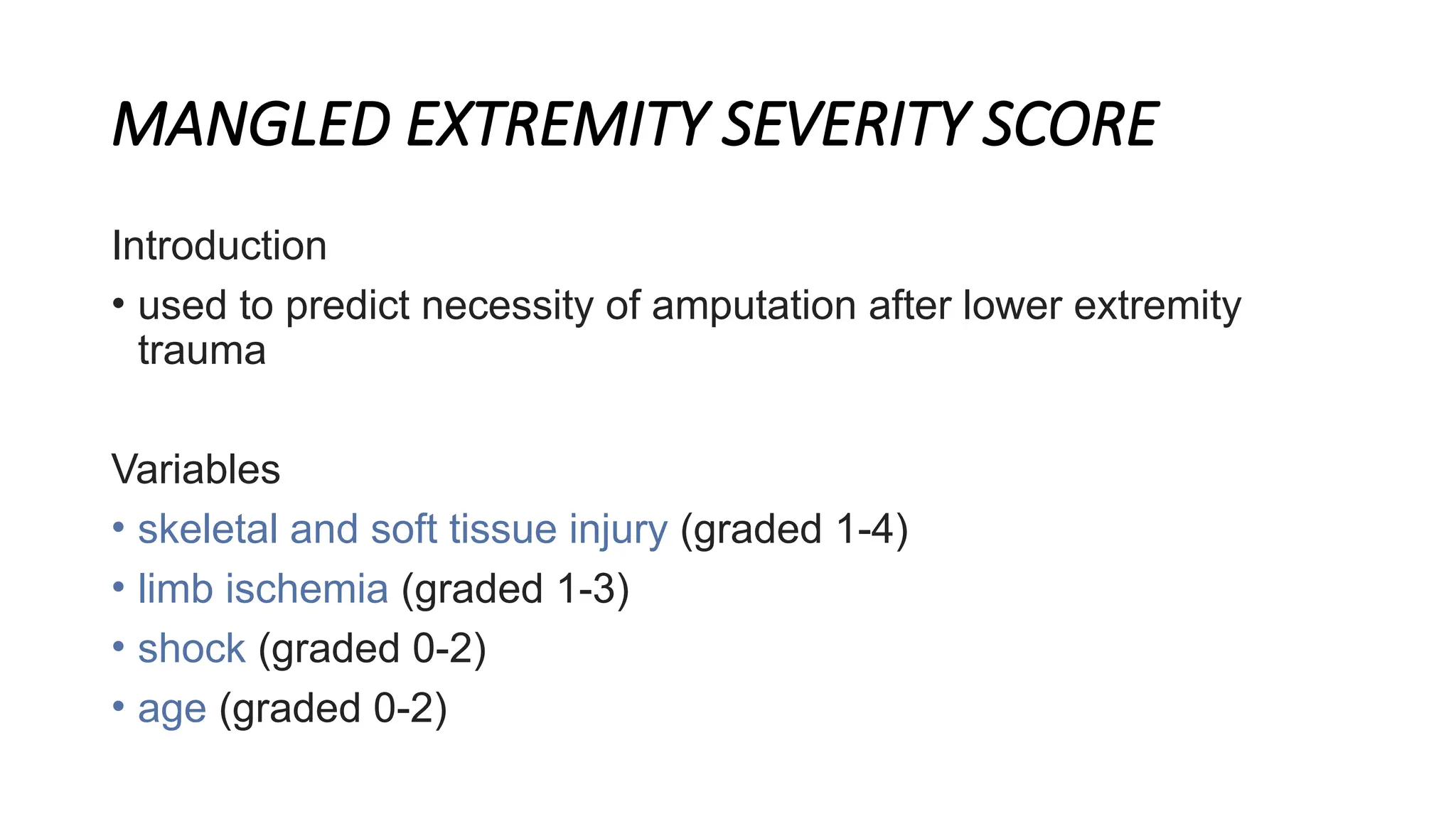 TRAUMA SCORING SYSTEM highly important topic in ortho | PPTX