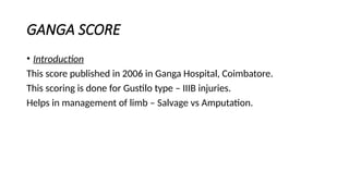 TRAUMA SCORING SYSTEM highly important topic in ortho | PPTX