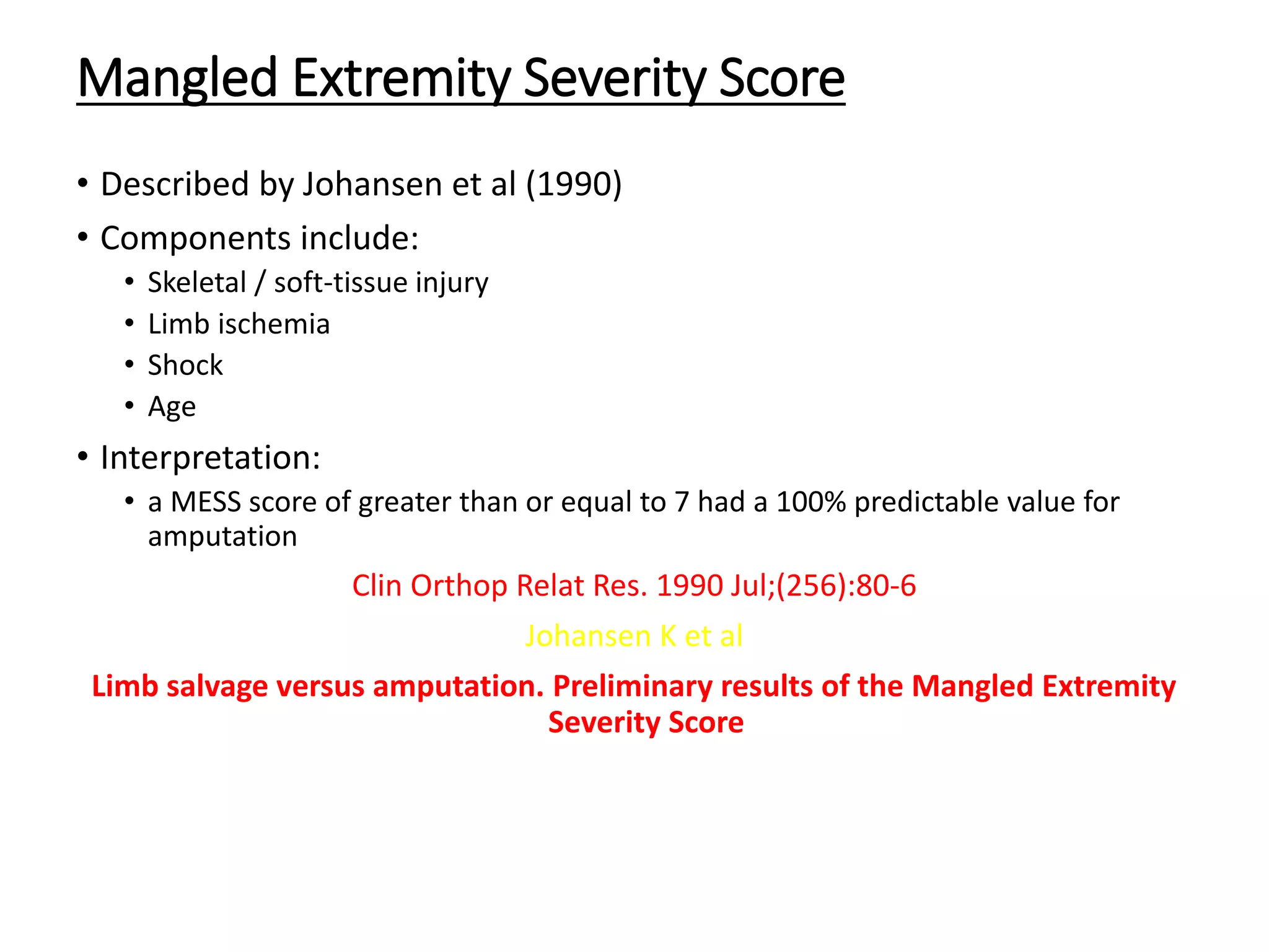 Polytrauma scoring systems | PPTX