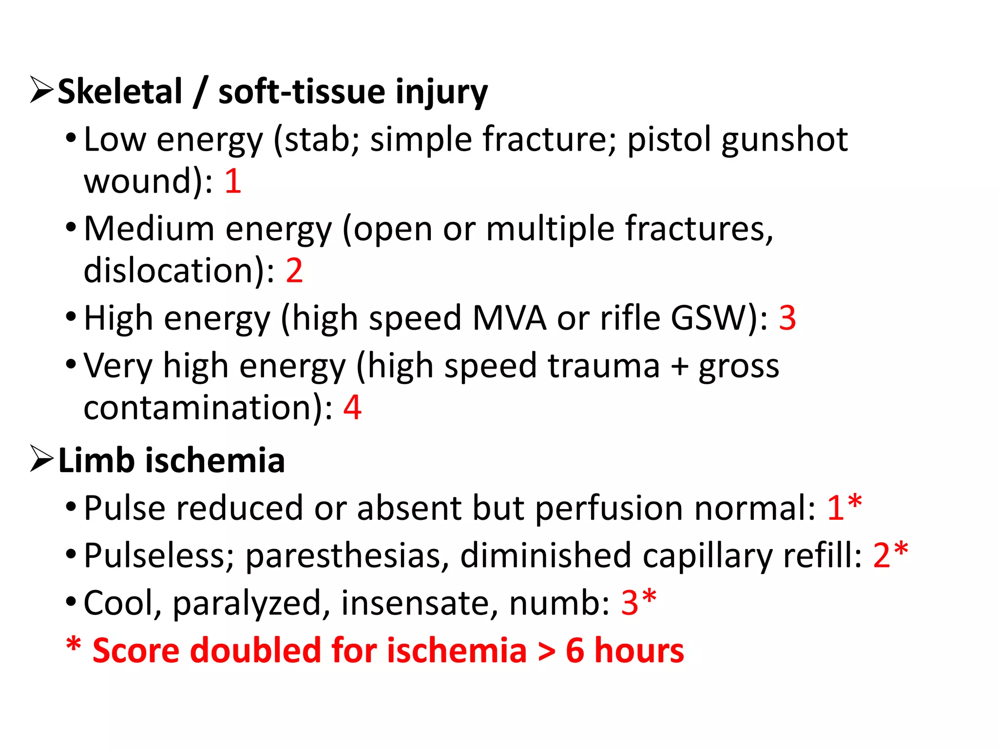 Polytrauma scoring systems | PPTX