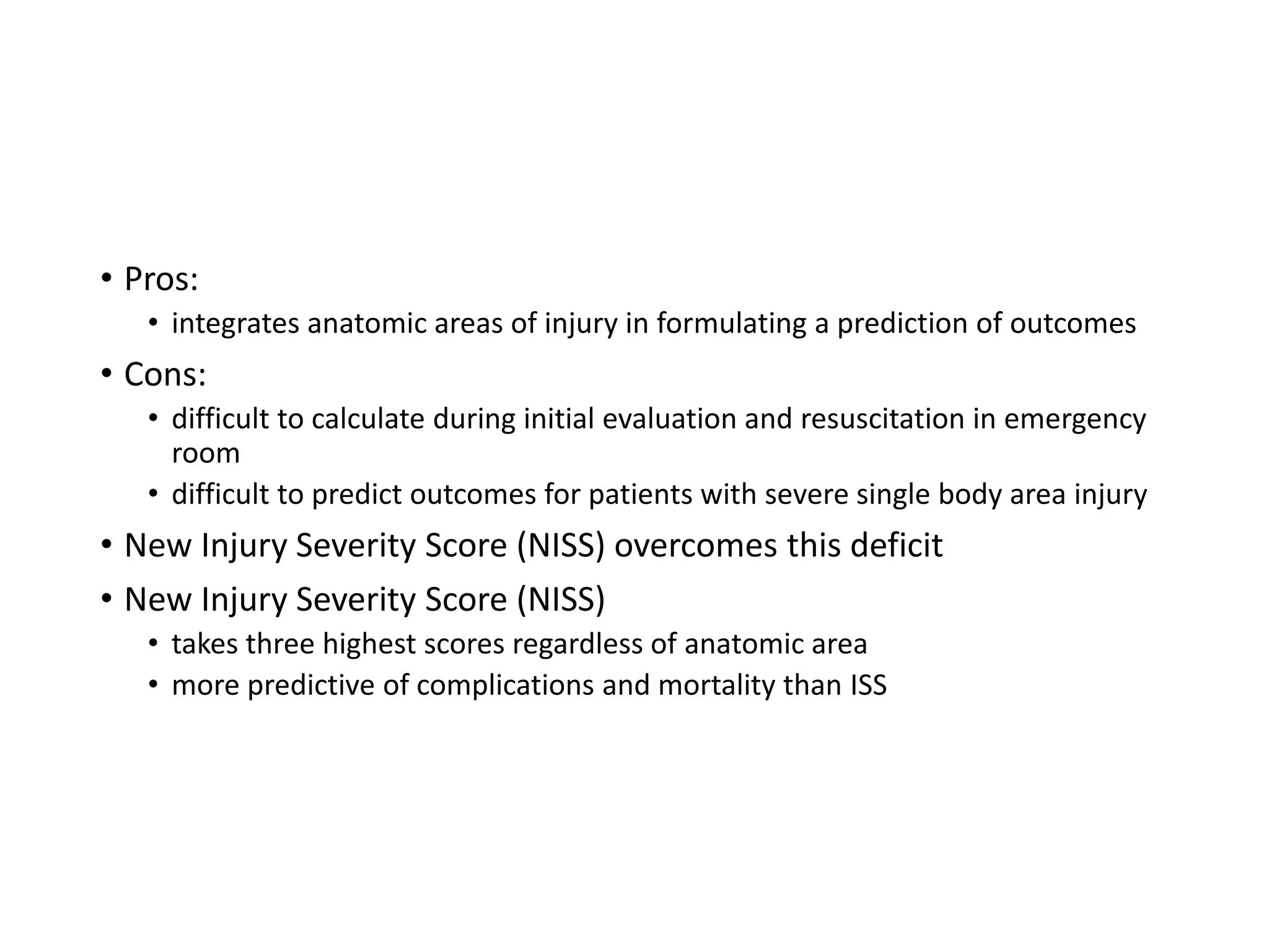 Polytrauma scoring systems | PPTX