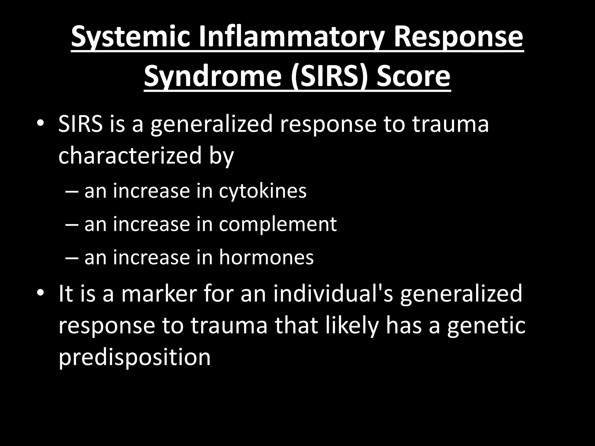 Trauma scoring systems | PPTX