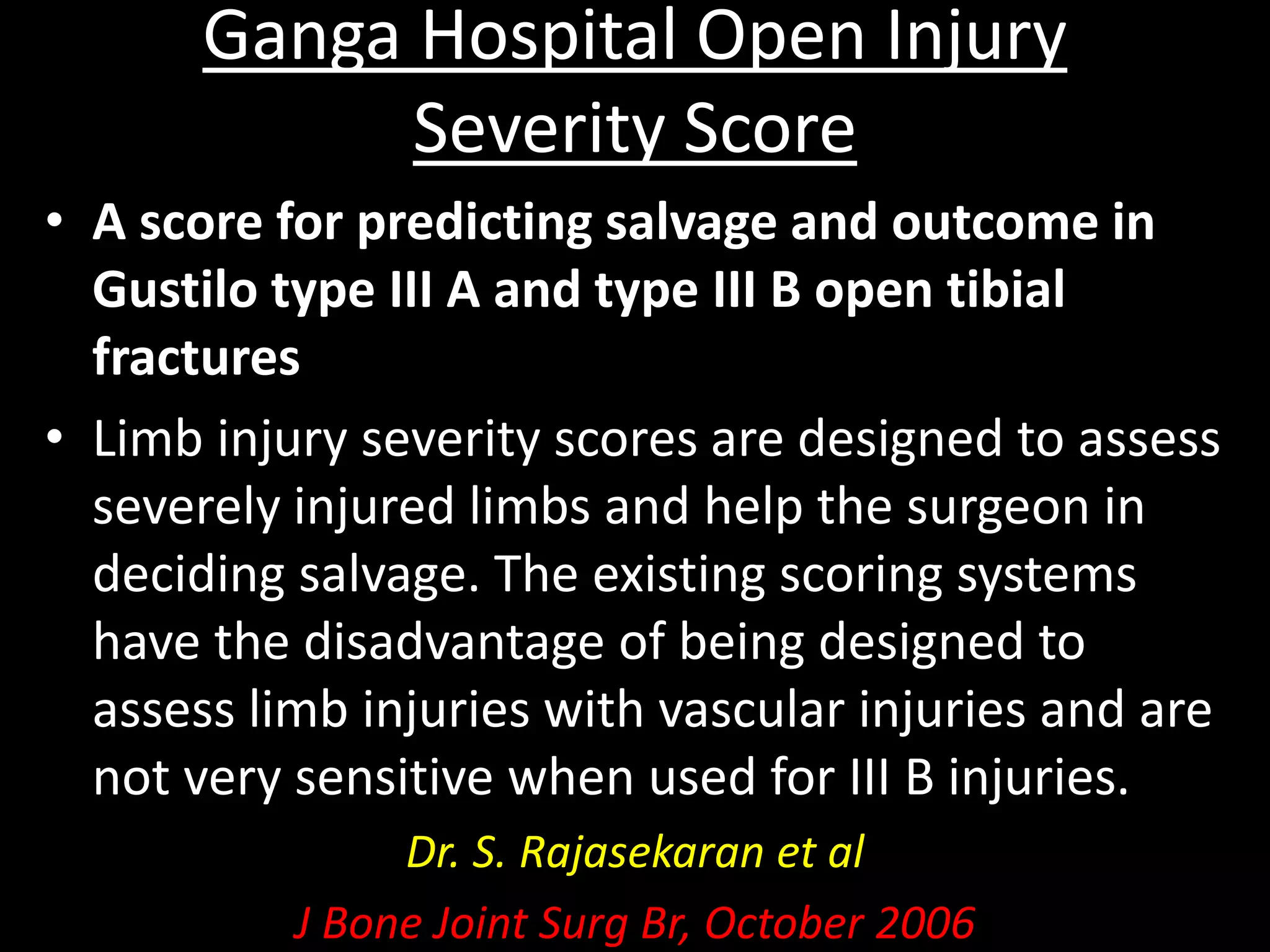 Trauma scoring systems | PPTX