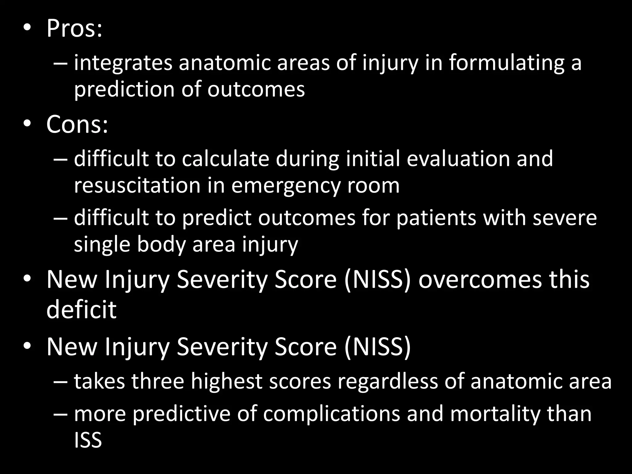 Trauma scoring systems | PPTX