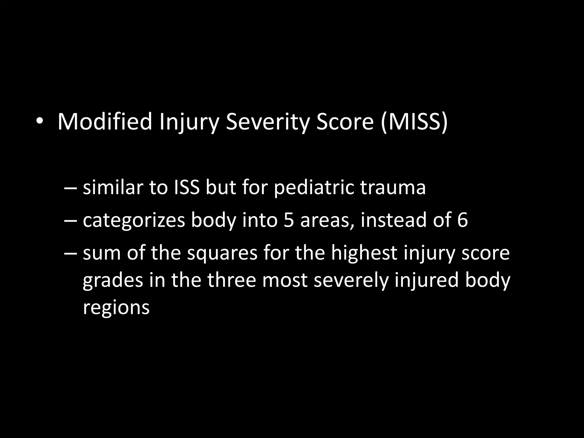 Trauma scoring systems | PPTX