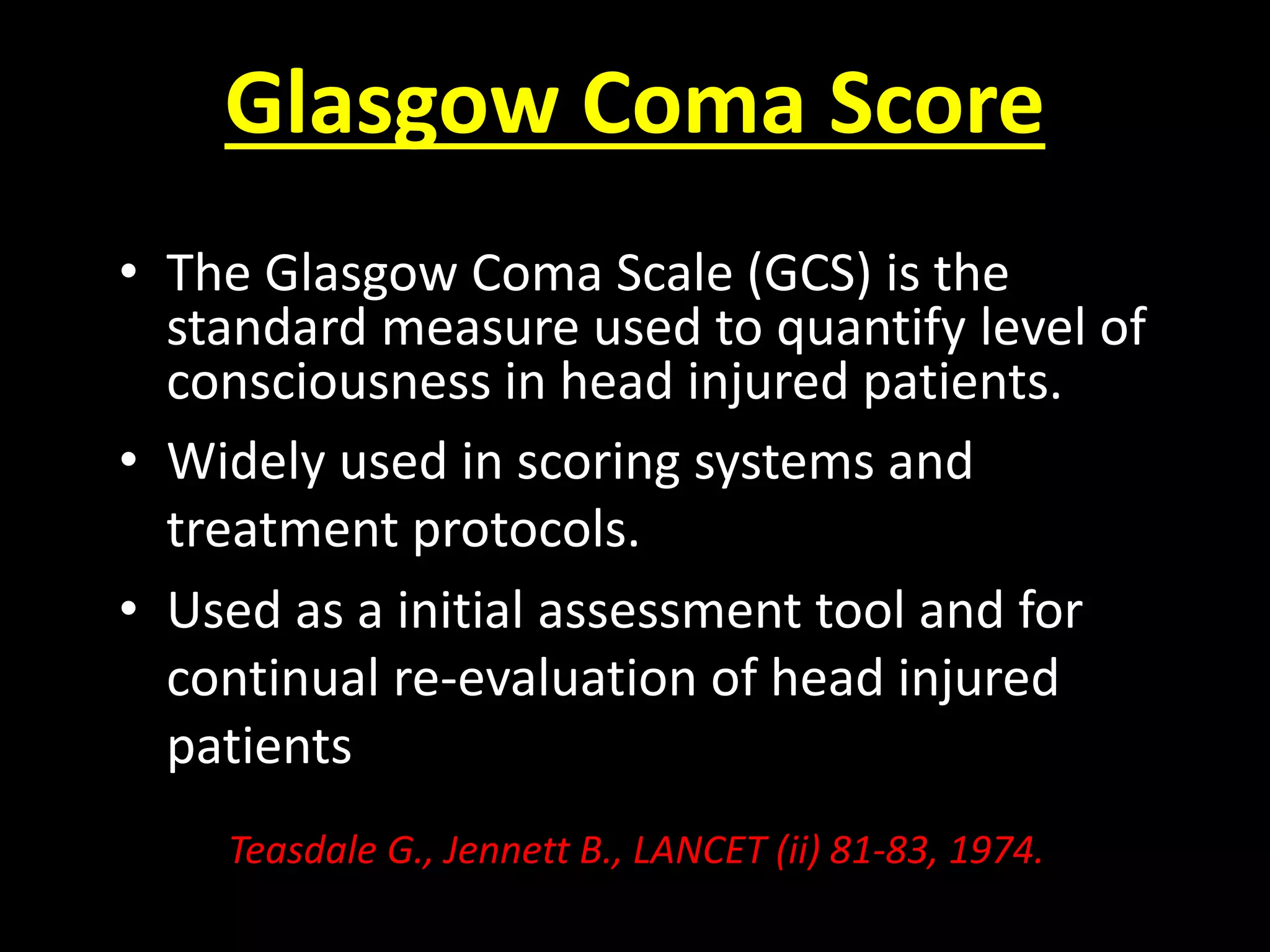 Trauma scoring systems | PPTX