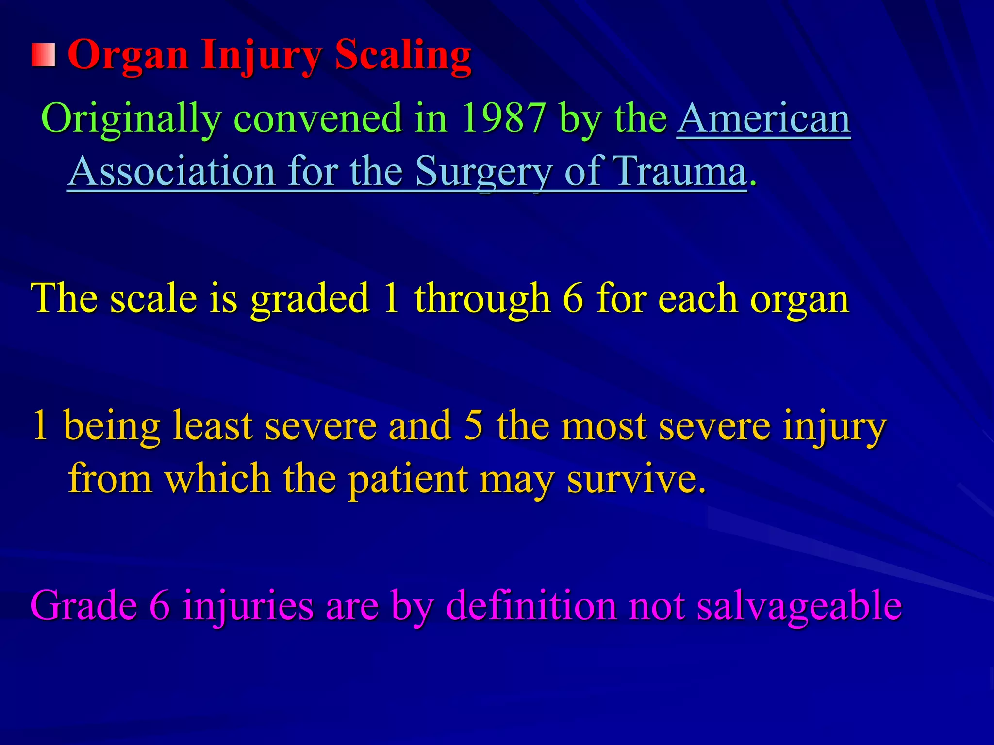 Trauma scoring systems | PDF