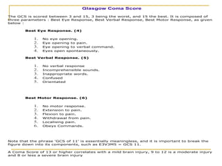 Trauma scoring systems | PDF