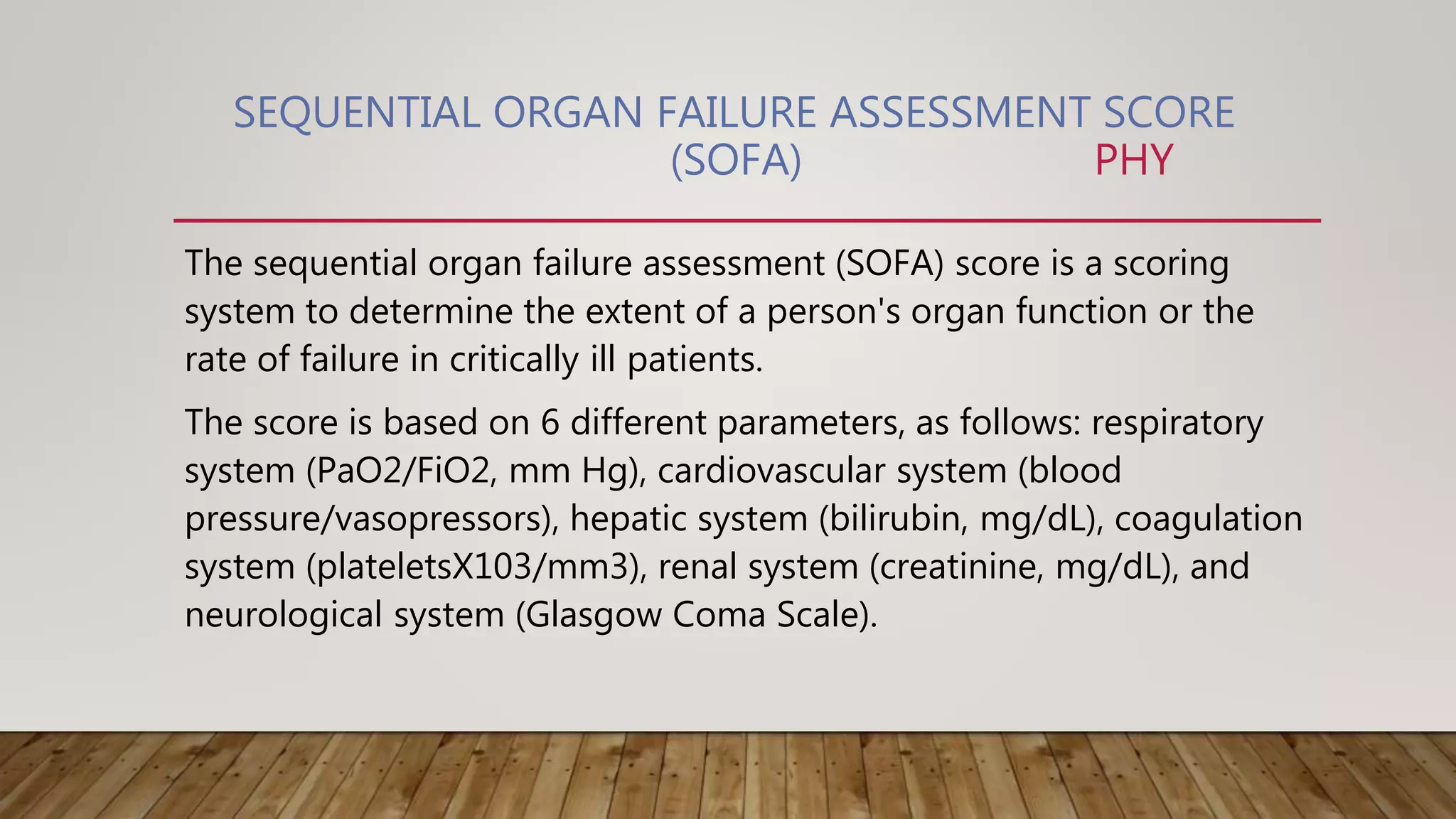 Trauma scoring systems | PPTX