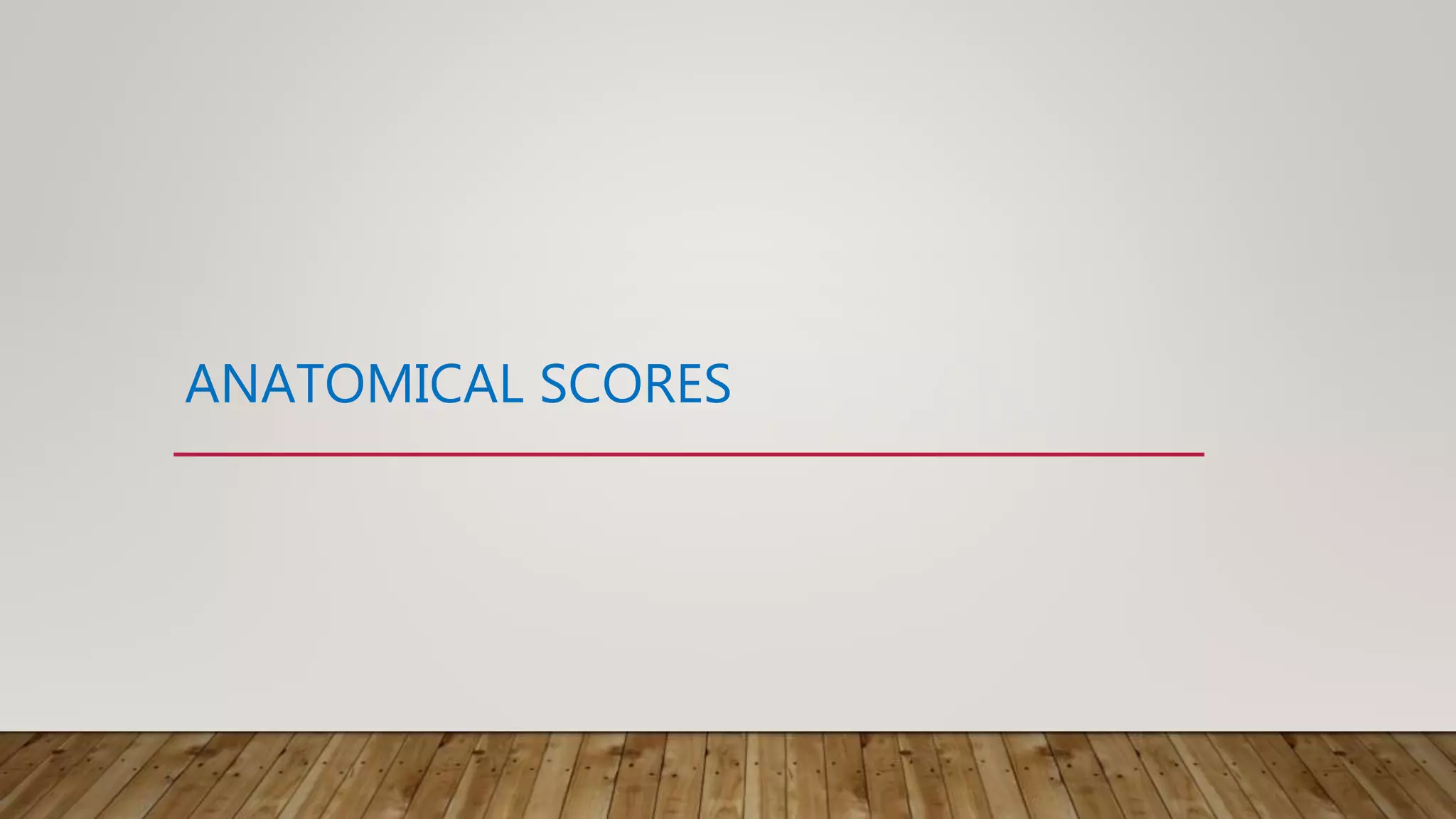 Trauma scoring systems | PPTX