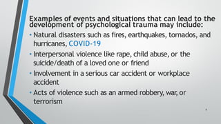 Trauma, Self Harm _ Stress Management | PDF