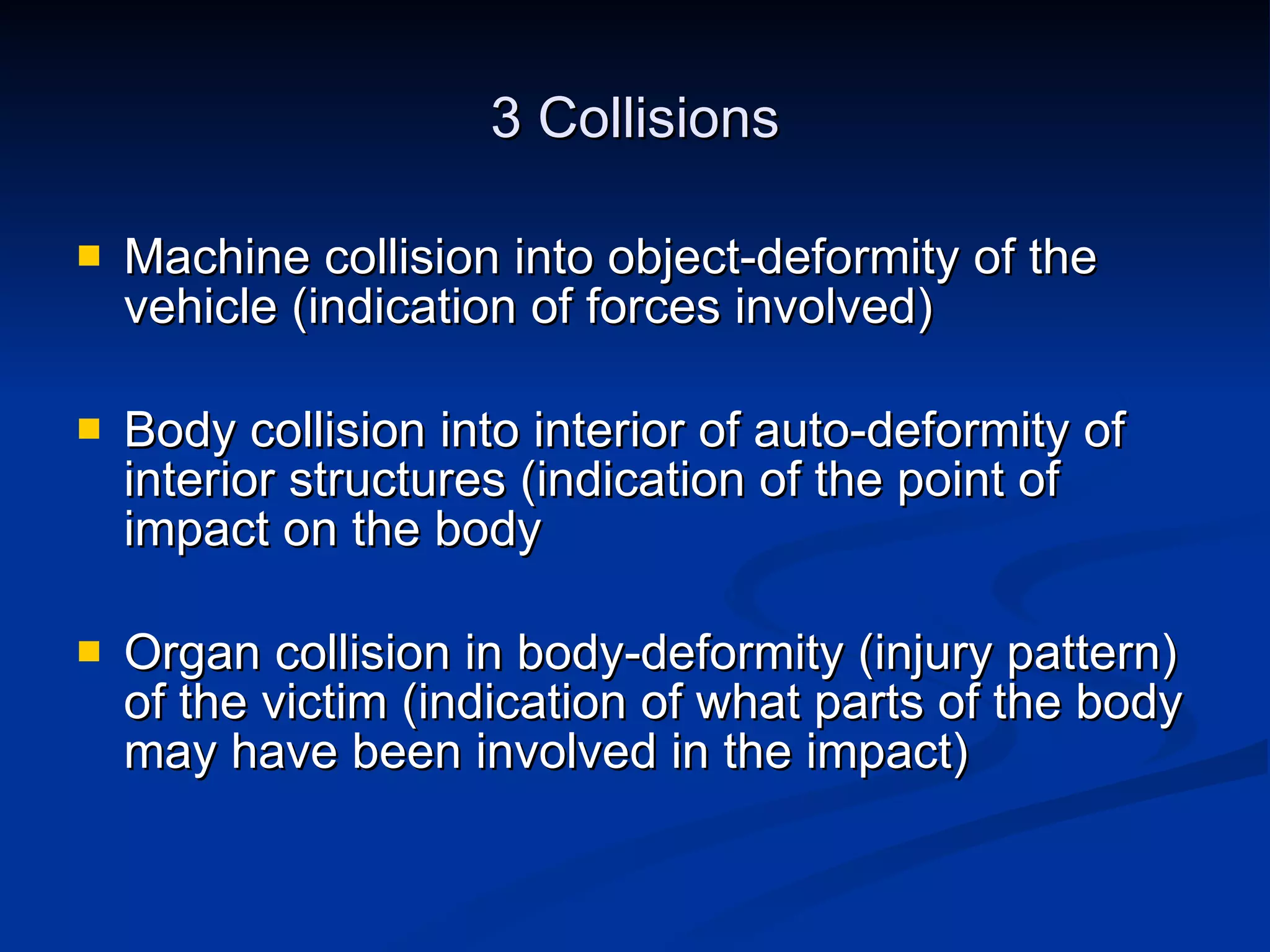 Trauma and mechanism of injuries | PPT
