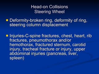 Trauma and mechanism of injuries | PPT