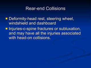 Trauma and mechanism of injuries | PPT